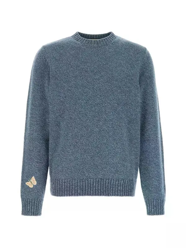 Valentino Garavani Butterfly-patch Wool Sweater