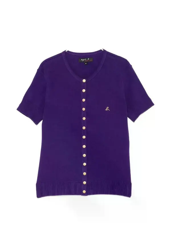 AGNES B. Short-sleevecardigan