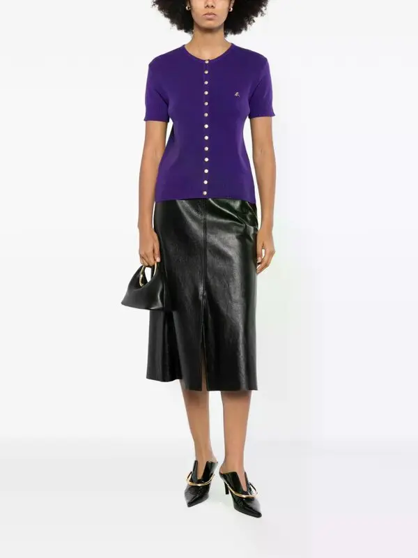 AGNES B. Short-sleevecardigan