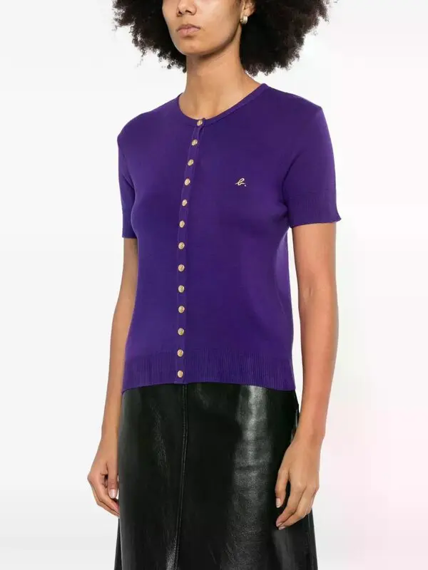 AGNES B. Short-sleevecardigan