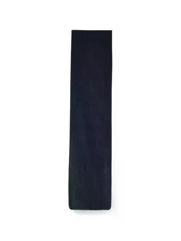 Dolce & Gabbana Logo-patch Ribbed-knit Cashmere Scarf - Blue