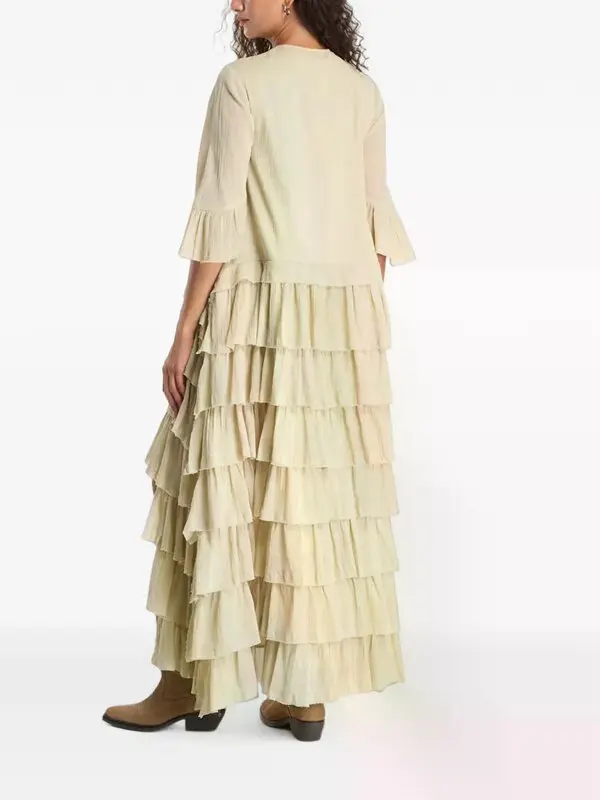 ALLSAINTS Cavarly Ruffled Asymmetric Dress