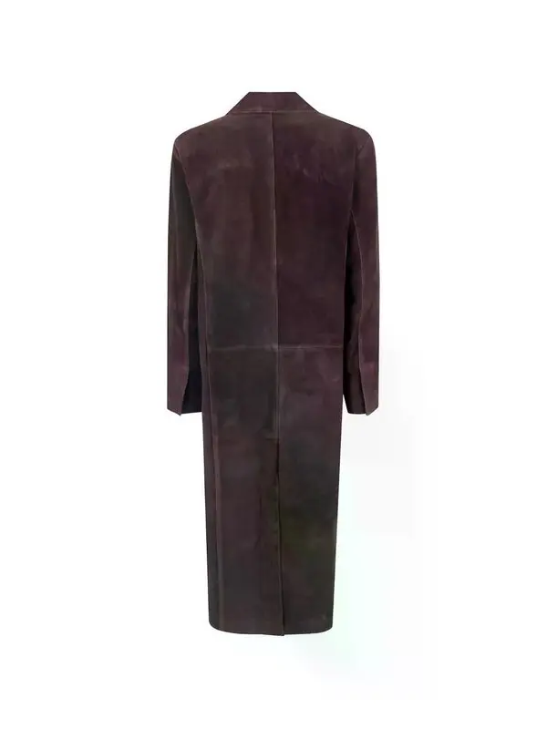 ARMA Single-breasted Suede Coat