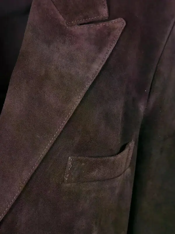 ARMA Single-breasted Suede Coat