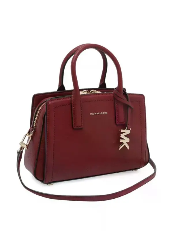 Michael Kors Logo-plaque Grained Leather Shoulder Bag