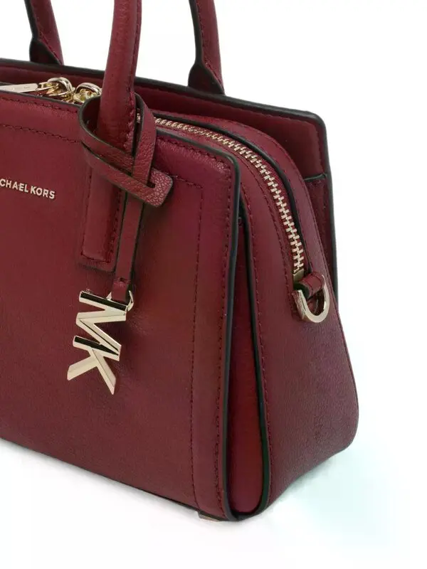 Michael Kors Logo-plaque Grained Leather Shoulder Bag