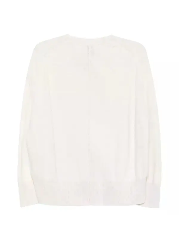BARRIE The Borders Side-slit Sweater