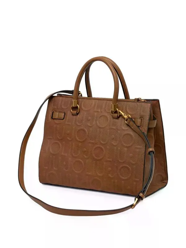 Liu Jo Logo Embossed Tote Bag