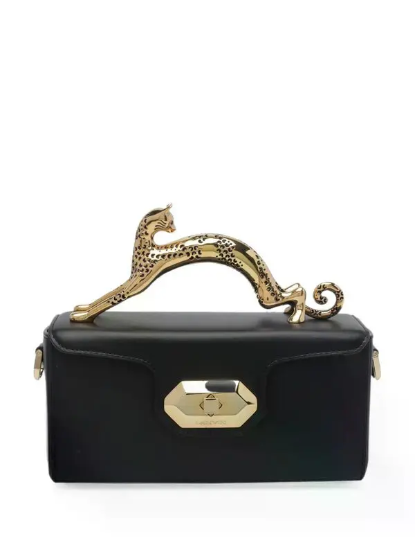 LANVIN Pencil Cat Nano Bag In Leather - Black