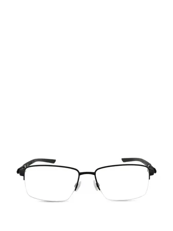 Nike Semi-rimless Rectangle-frame Glasses - Black