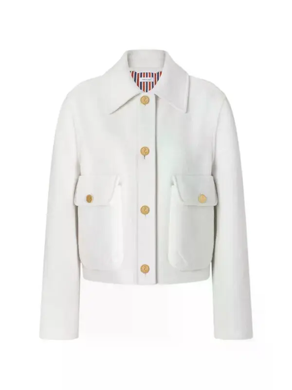 Thom Browne Bell-sleeve Jacket - White