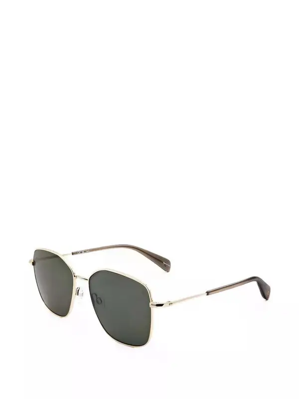Rag & Bone Geometric-frame Sunglasses - Gold