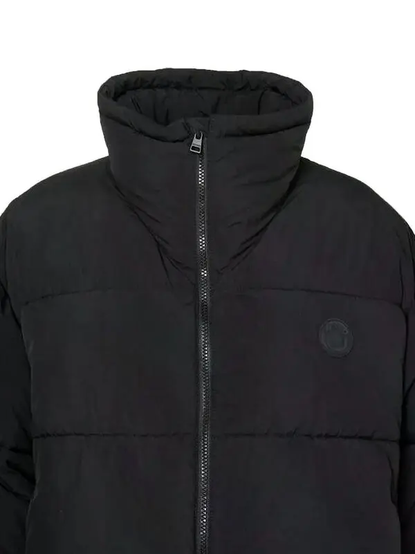 Hugo Quilted High-neck Jacket - Black