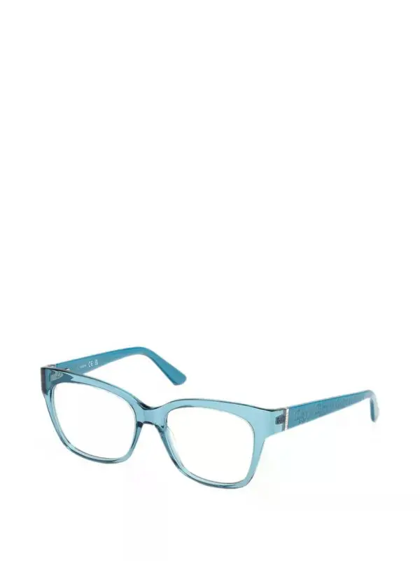 Guess Logo-embossed Cat-eye Glasses