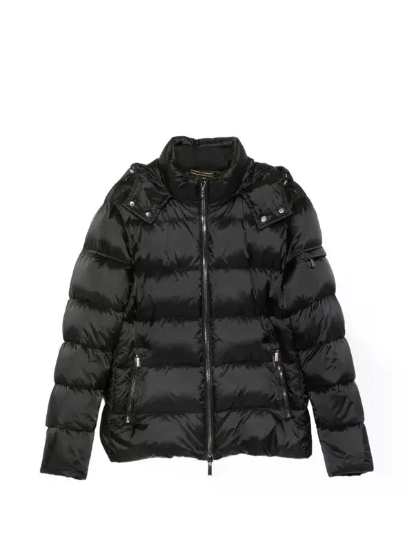 MOORER Brett Hooded Padded Jacket - Black