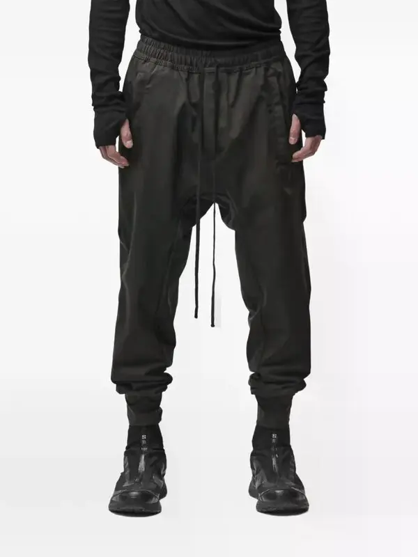 THOM KROM Drawstring-waist Drop-crotch Trousers
