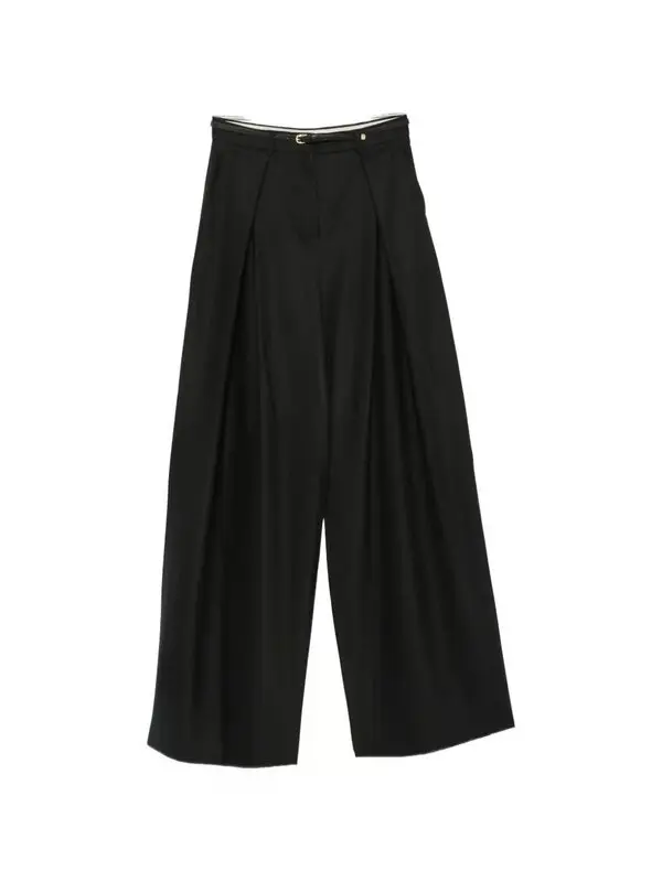 Max Mara Pleated Wide-leg Trousers