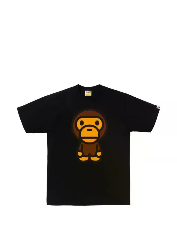 A BATHING APE Baby Milo T-shirt - Black