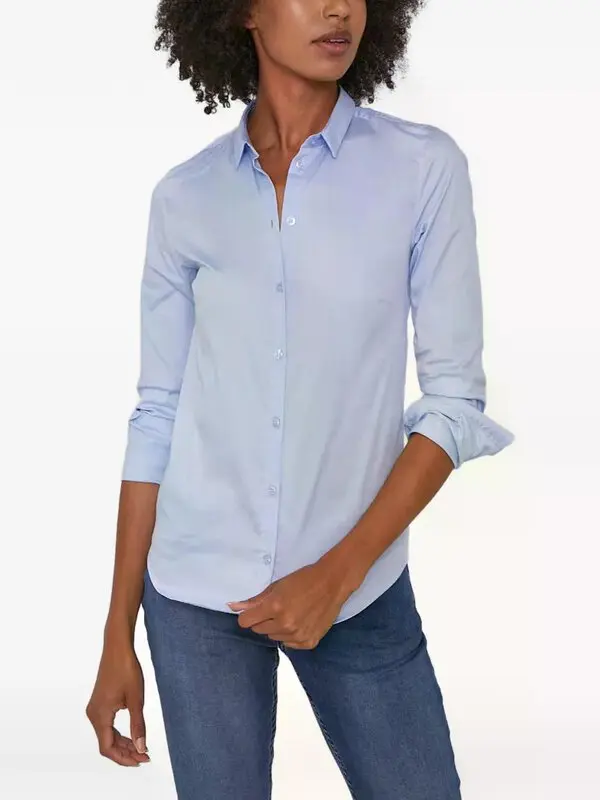 MOS MOSH Long-sleeved Shirt - Blue