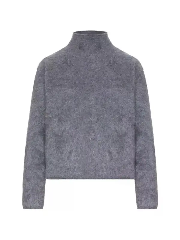 LISA YANG The Sandy Brushed High-neck Sweater