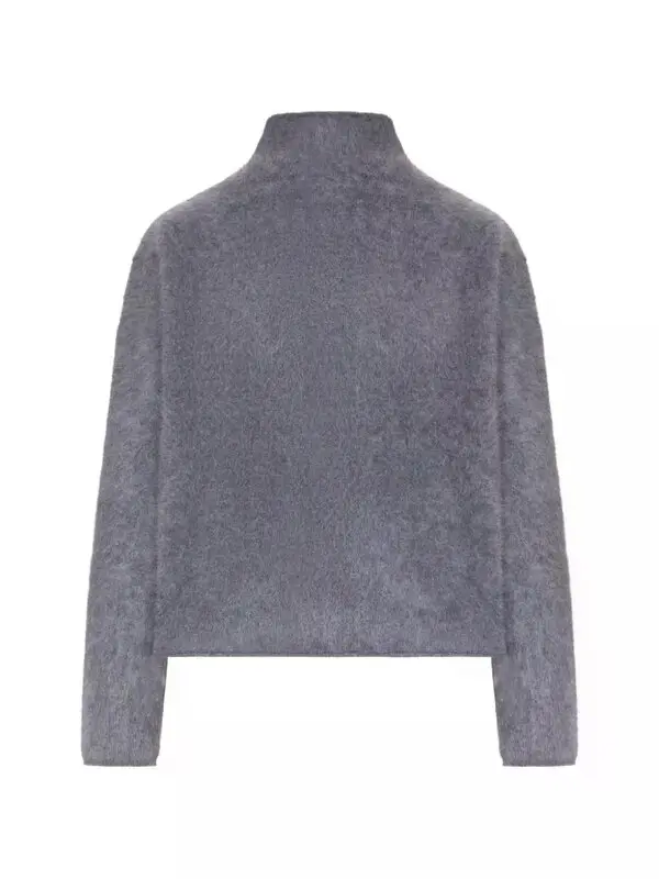 LISA YANG The Sandy Brushed High-neck Sweater