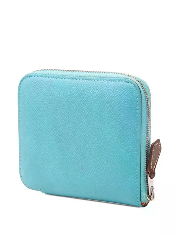 Hermès 2017 Epsom Azap Silk In Compact Wallet Small Wallets