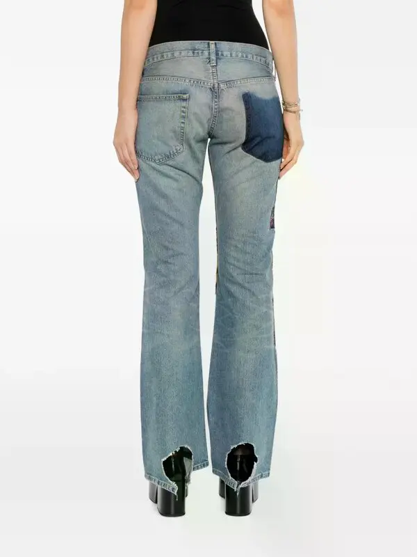 Junya Watanabe Patchwork Distressed Jeans