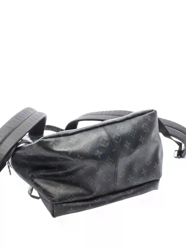 LOUIS VUITTON 2019 Monogram Eclipse Discovery Backpack - Black