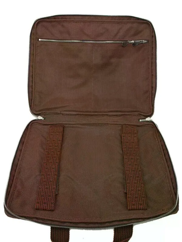 Hermès 1990-2010 Canvas Herline Porte Documents Business Bag