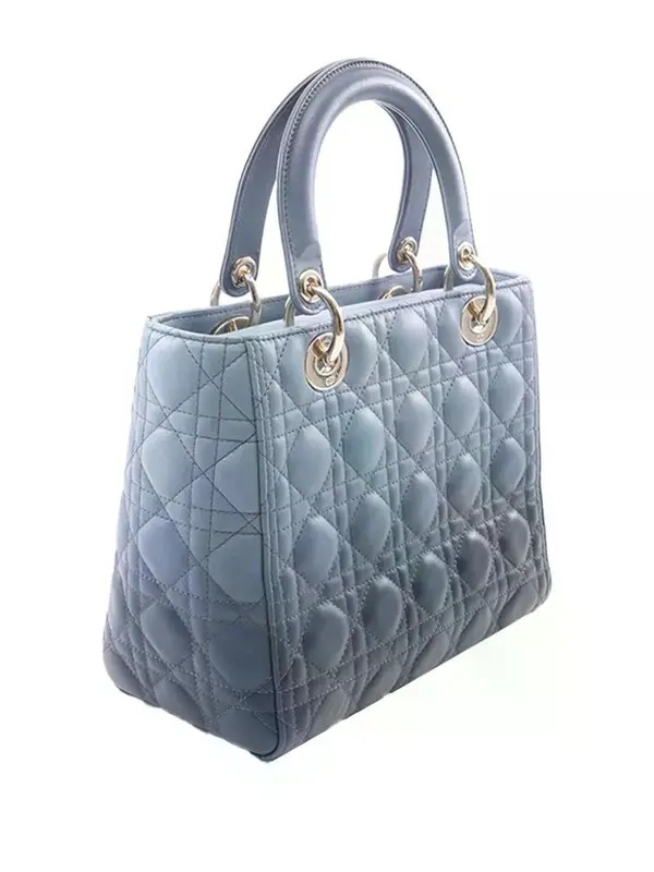 Dior 2015-2026 Medium Ombre Lambskin Cannage Lady Satchel