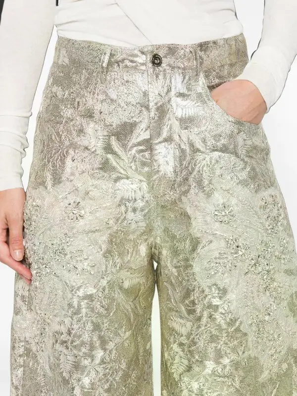 MARQUES' ALMEIDA Crystal-embellished Trousers