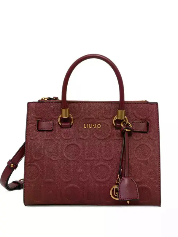 Liu Jo Logo-embossed Leather Satchel Bag