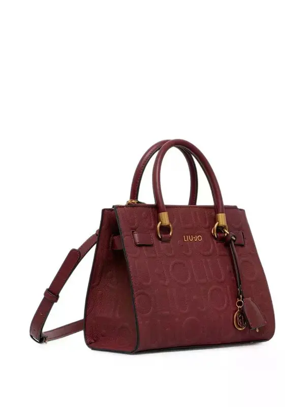 Liu Jo Logo-embossed Leather Satchel Bag