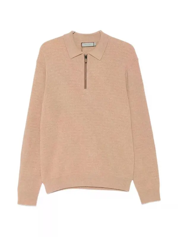 Canali Quarter-zip Knitted Sweater