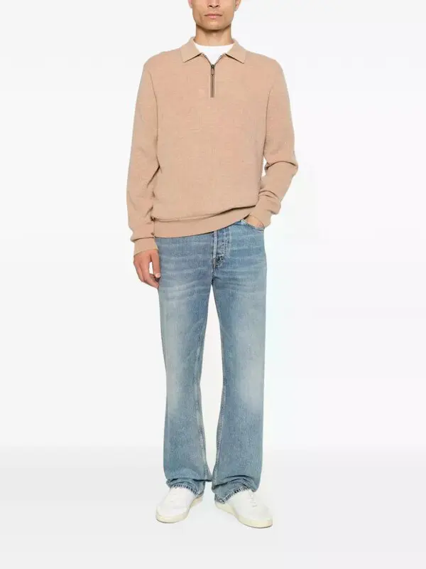 Canali Quarter-zip Knitted Sweater