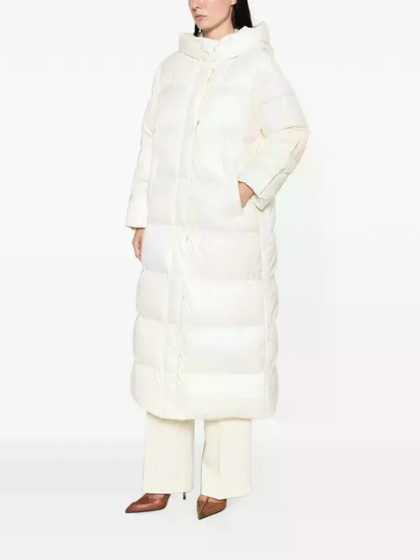 TWINSET Quilted Hooded Coat