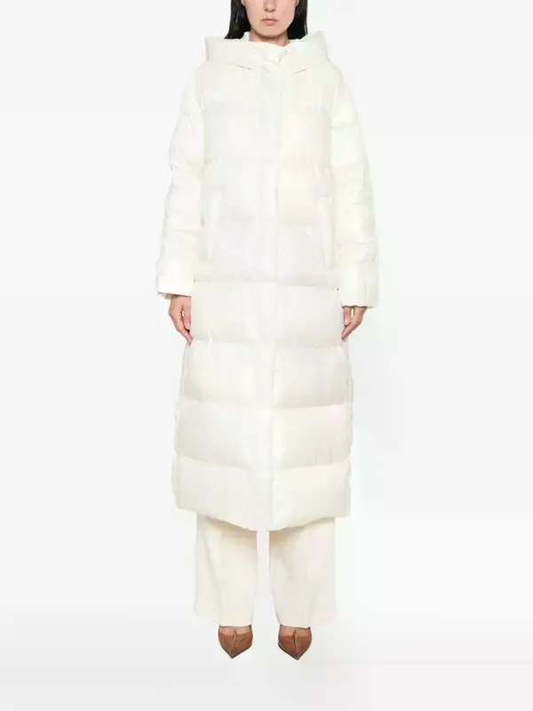 TWINSET Quilted Hooded Coat