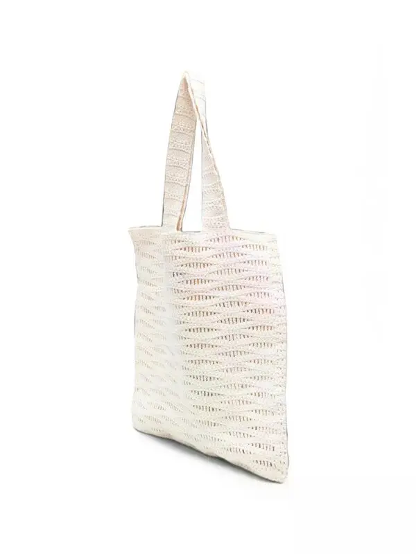 ALEMAIS Island Cove Embroidered Crochet Tote Bag