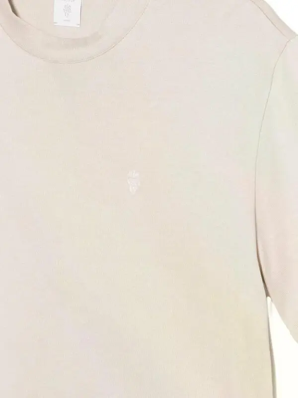 Eleventy Logo-embroidered T-shirt