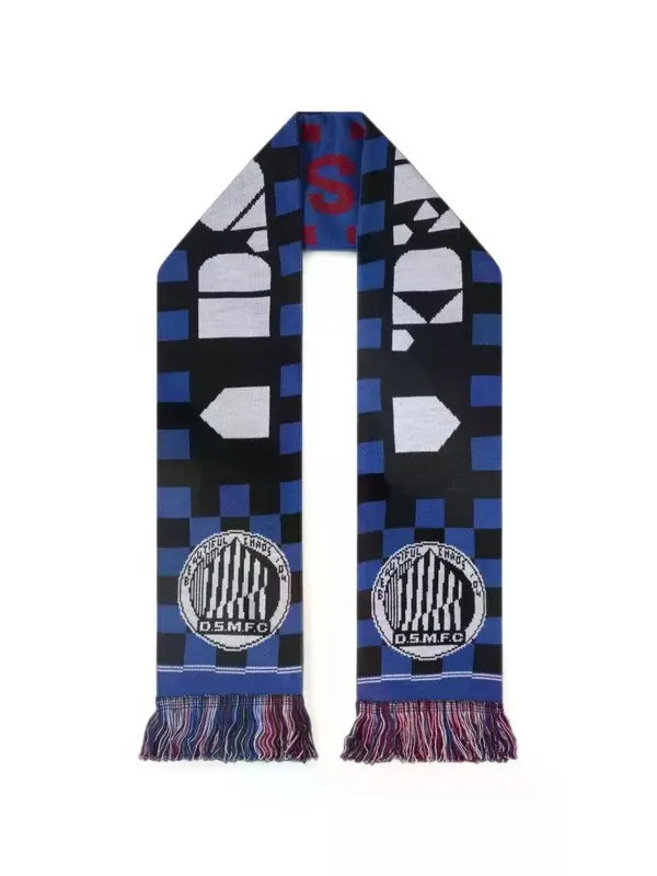 DOVER STREET MARKET D.s.m.f.c. Football Scarf - Blue