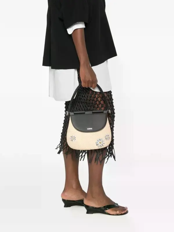 Loewe Medium Pescador Crystal-embellished Tote Bag