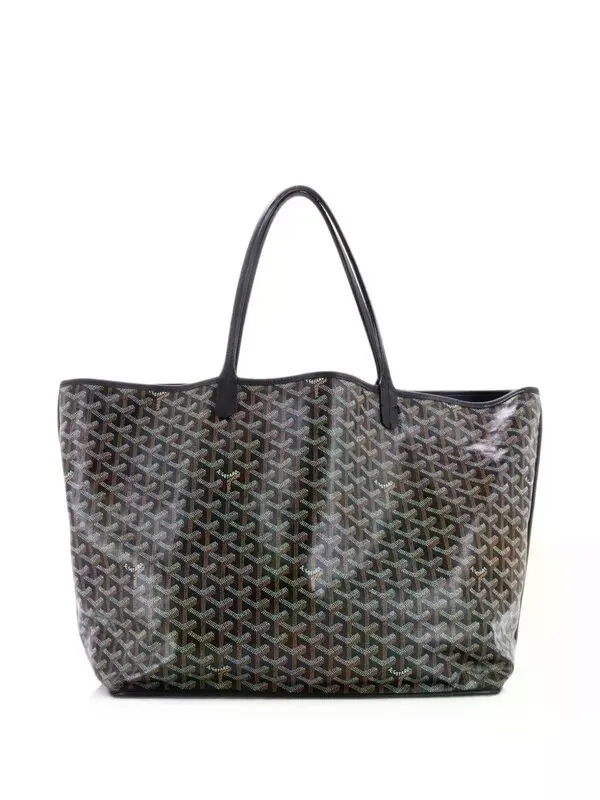 Goyard Anjou Reversible Coated Canvas Gm Tote Bag - Black