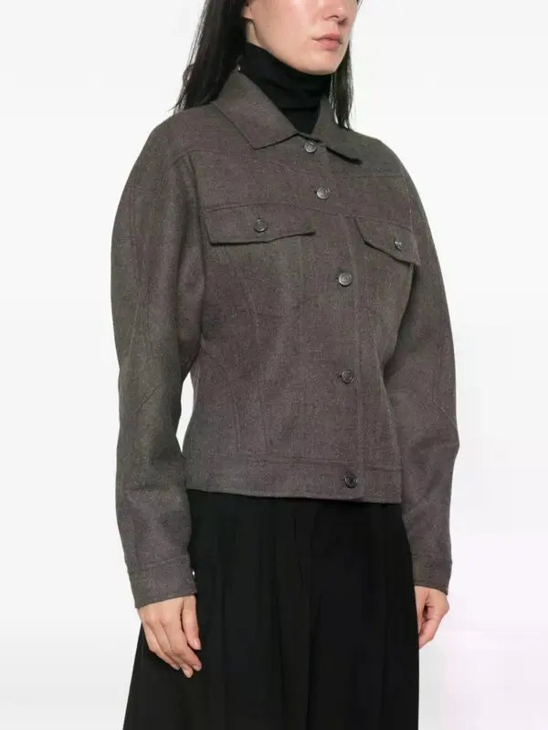 Max Mara Button-up Single Breasted Jacket