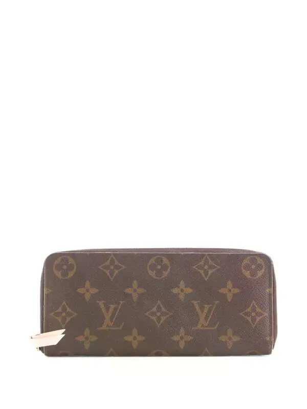 LOUIS VUITTON Clemence Wallet Monogram Canvas Small Wallets - Brown