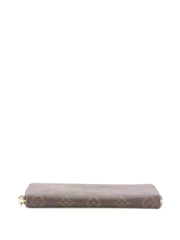 LOUIS VUITTON Clemence Wallet Monogram Canvas Small Wallets