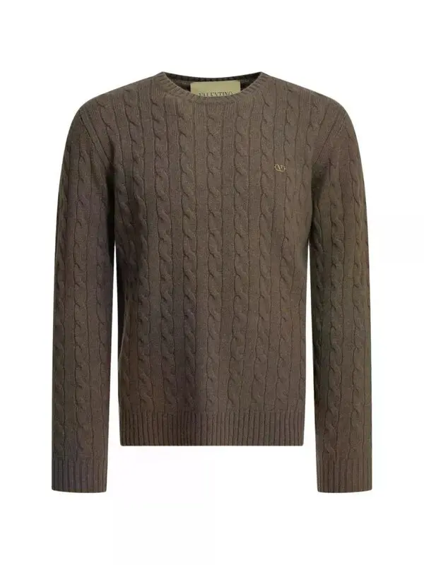 Valentino Garavani Cable-knit Cashmere Sweater