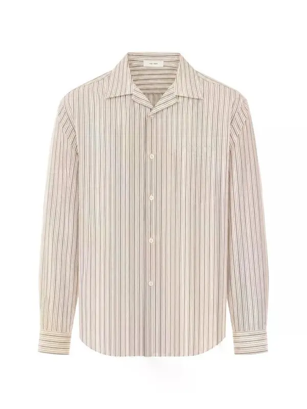 THE ROW Vanja Striped Shirt - Neutrals