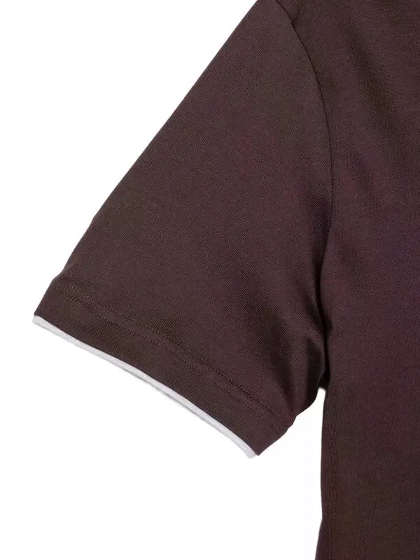 Eleventy Contrast-trim T-shirt