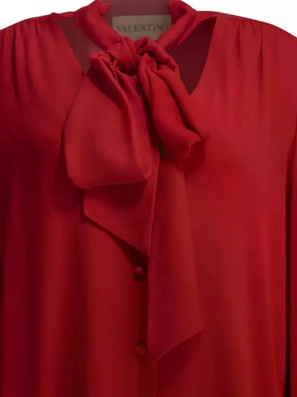 Valentino Garavani Pussy-bow Button-up Shirt