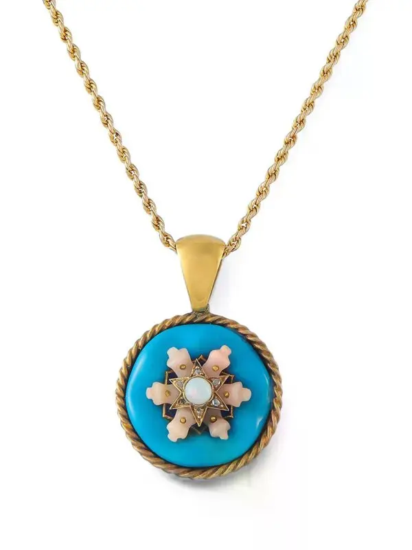 LB EXCLUSIVE Turquoise And Coral Necklace